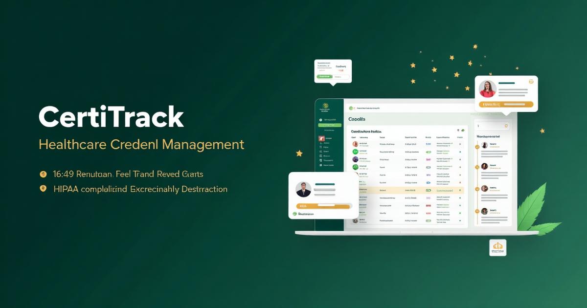 CertiTrack.Health – Healthcare Credential Tracking